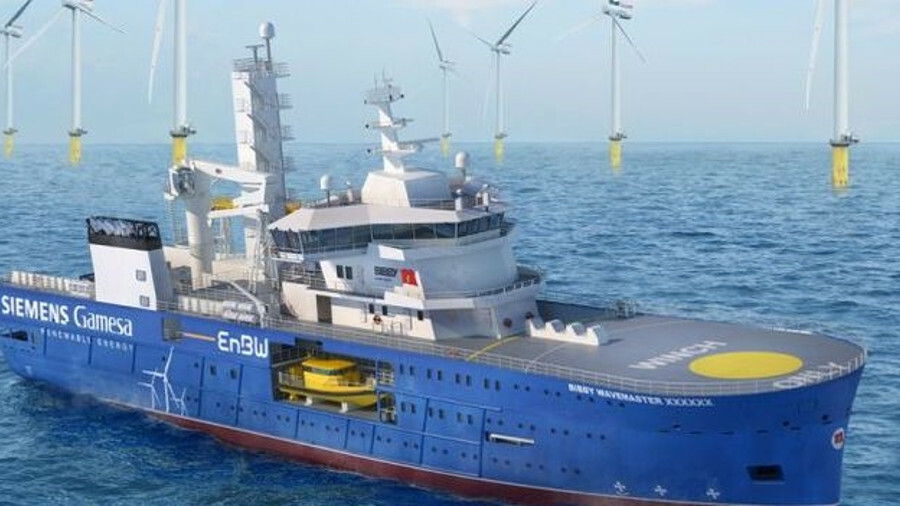 Riviera - News Content Hub - Damen lays keel of second WaveMaster vessel