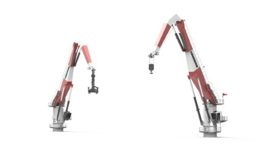 Riviera - News Content Hub - Liebherr launches new compact onboard crane