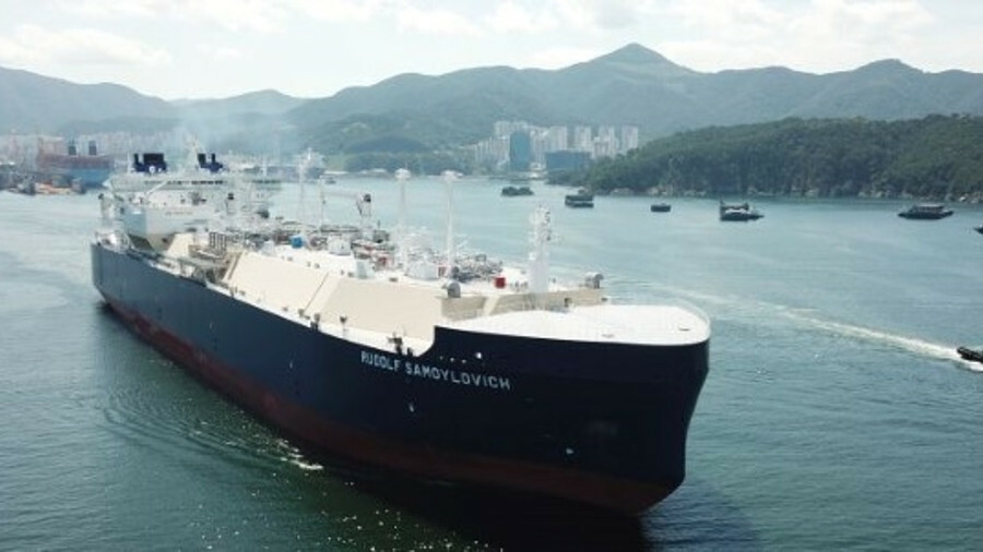 Riviera - News Content Hub - Ice-class LNG tanker Rudolf Samoylovich ...