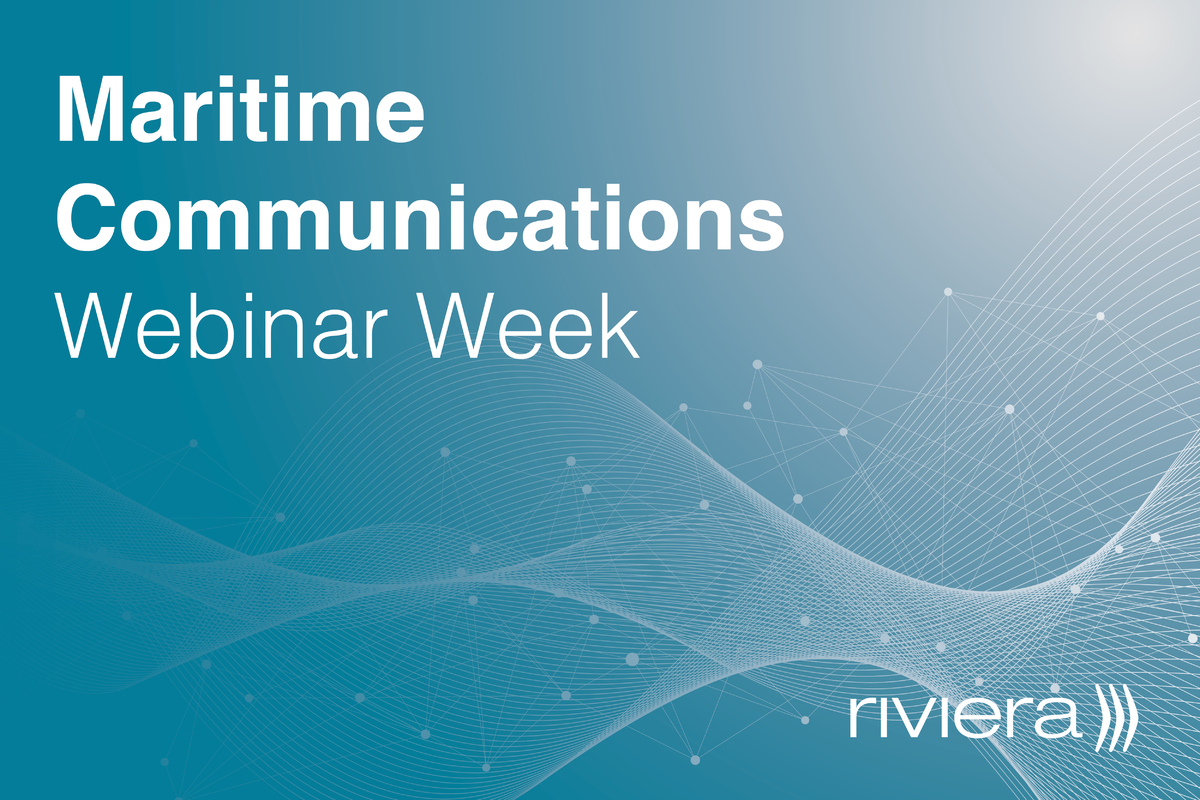 Riviera - Webinar Marine Communications - GMDSS: the future of maritime ...