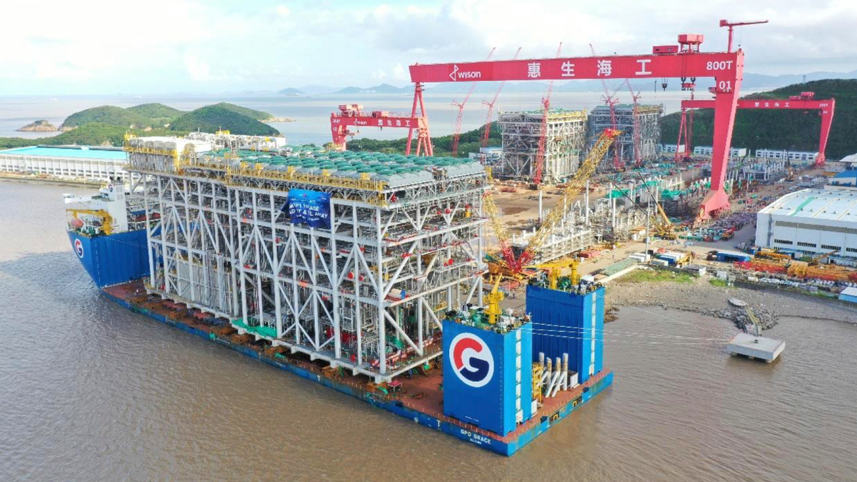 Riviera - News Content Hub - Four modules completed for first train at Novatek’s Arctic LNG-2