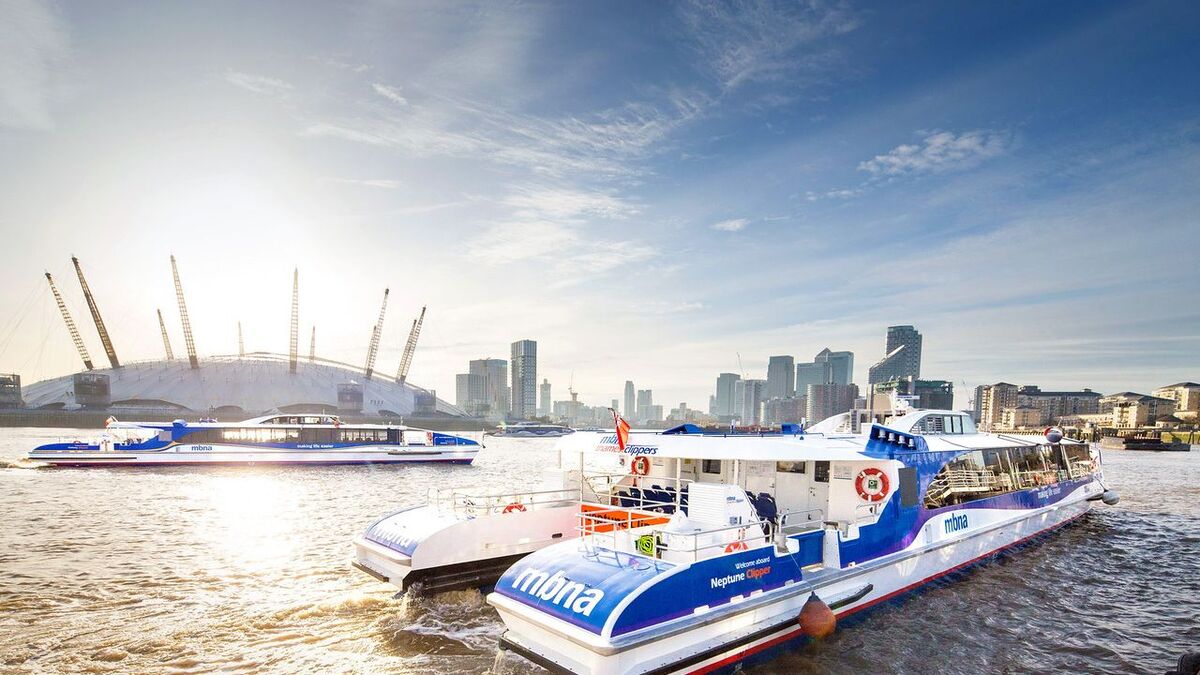 Thames Clipper Logo Uber To Launch London Commuter Boat Service With