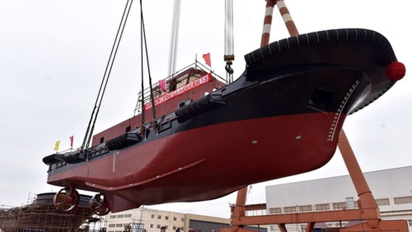 Riviera - News Content Hub - Chinese yard delivers one tug, starts ...