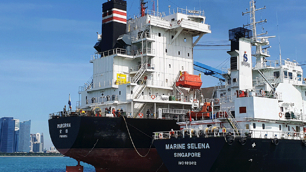 Riviera - News Content Hub - Bio-fuel blended VLSFO delivered in Singapore