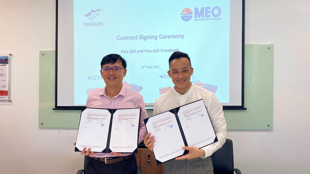 Riviera - News Content Hub - MEO orders five crew boats from Penguin