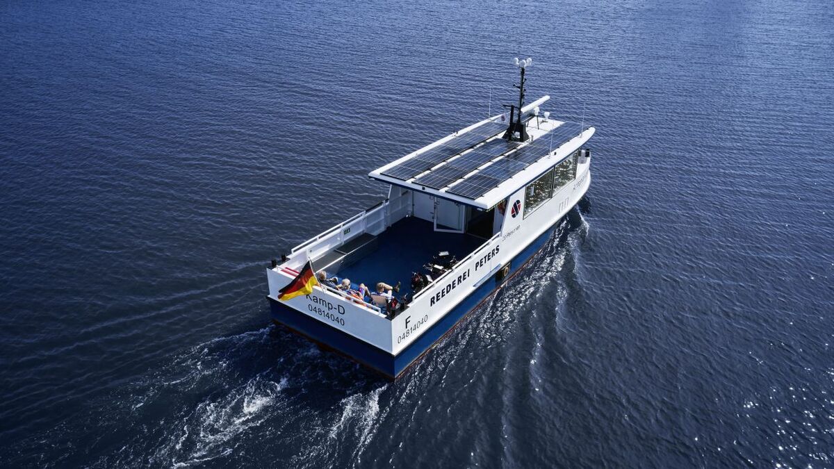 Riviera - News Content Hub - Solar-electric ferry launched in Baltic Sea