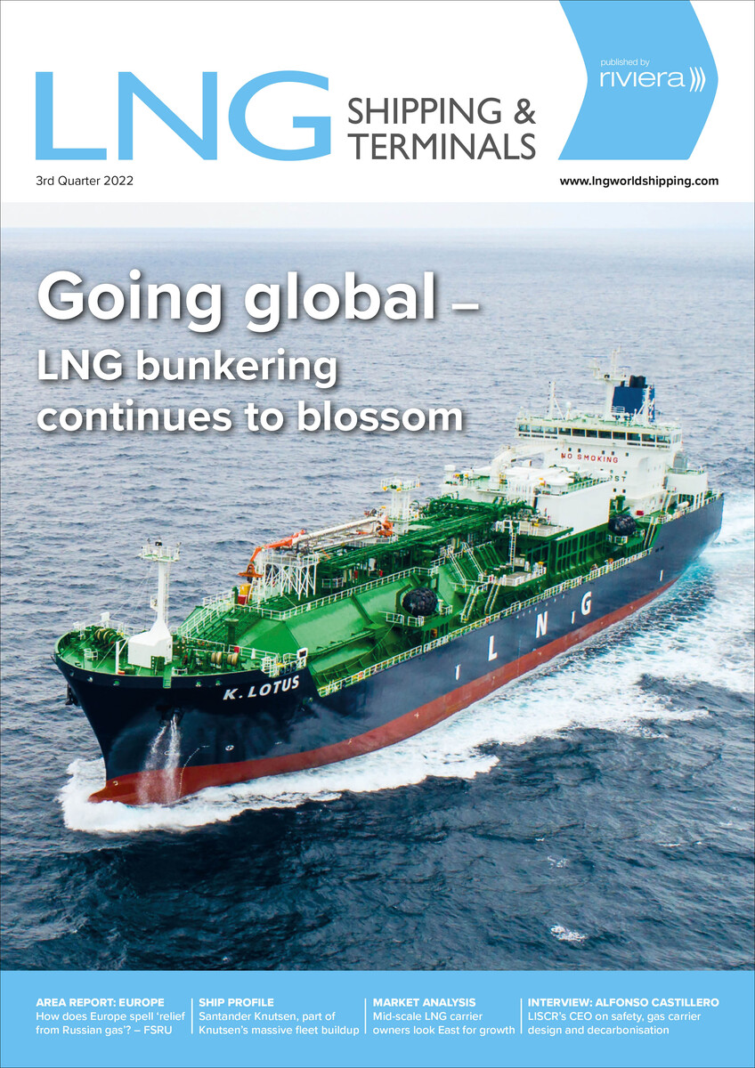 Riviera - LNG Digital - LNG Shipping and Terminals 3rd Quarter 2022