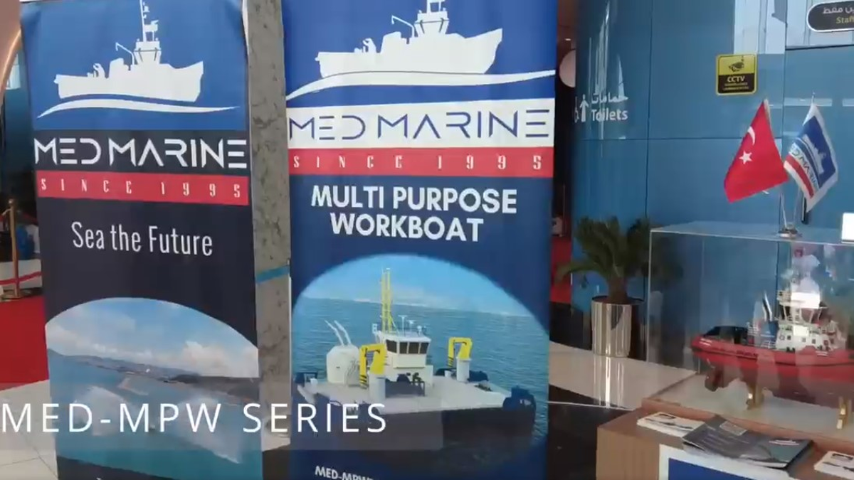Riviera - News Content Hub - Med Marine unveils new multipurpose workboat design