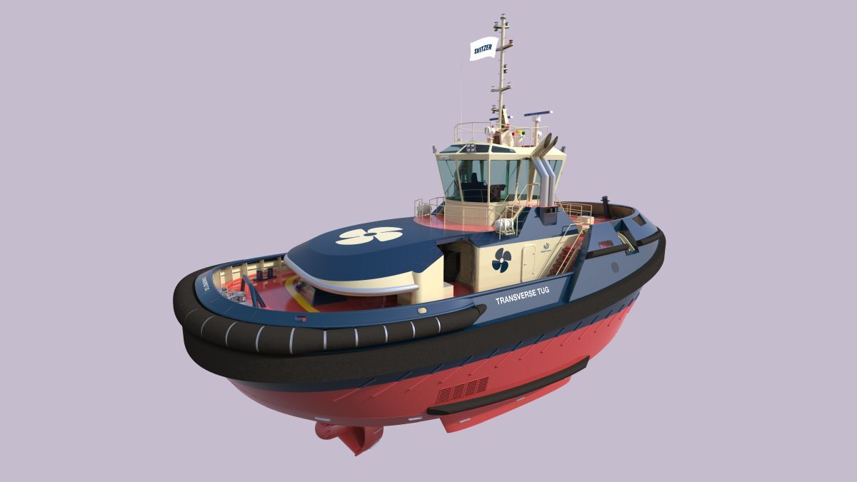 Riviera - News Content Hub - First methanol-hybrid fuel cell tug design ...