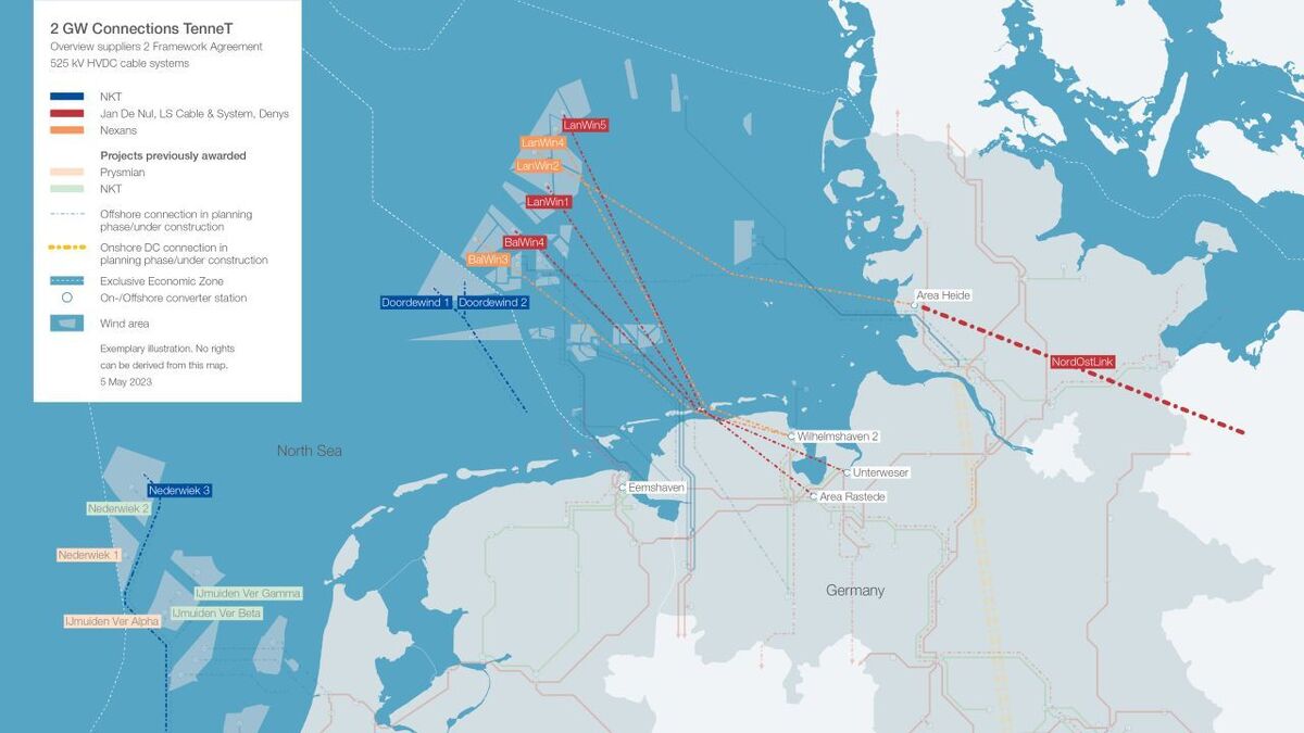 Riviera - News Content Hub - TenneT awards €5.5Bn framework agreements ...