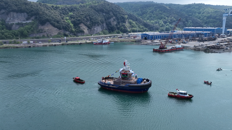 Riviera - News Content Hub - Escort tug launched for Libyan port