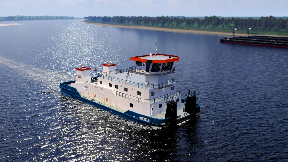 Riviera - News Content Hub - Pusher tug ordered for Paraguay