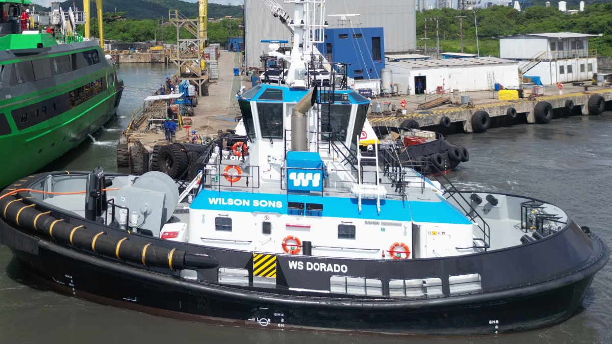 Riviera - News Content Hub - Wilson Sons welcomes low-emissions escort tug