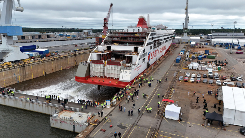 Riviera - News Content Hub - Rauma launches second Tasmanian ropax ferry