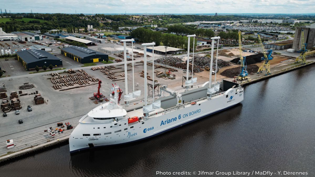 Riviera - News Content Hub - Canopée, a pioneering hybrid cargo vessel ...