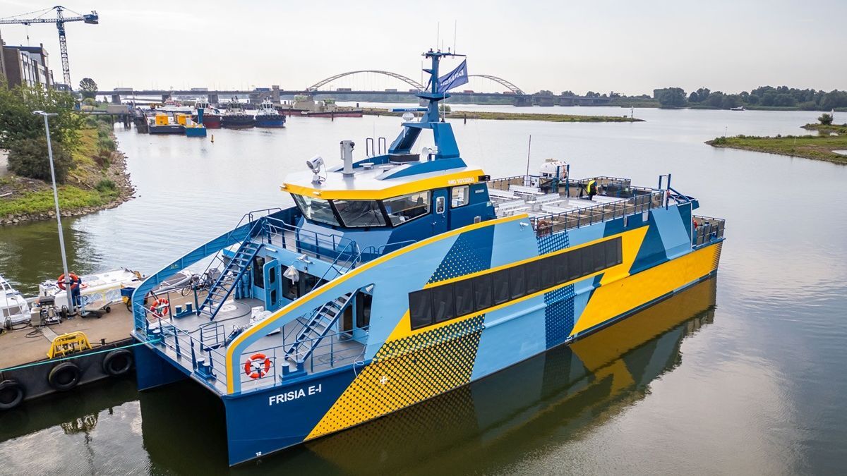 Riviera - News Content Hub - Germany’s first all-electric ferry delivered