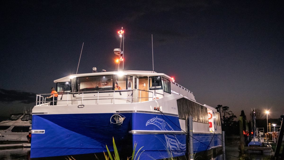 Riviera - News Content Hub - Fully electric fast ferry launched in New ...