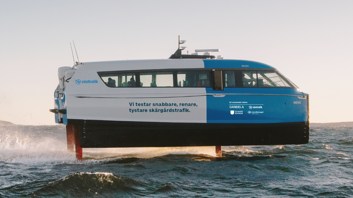 Riviera - News Content Hub - 'Flying' electric hydrofoil ferry to begin ...